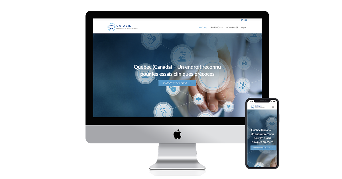 Web Development for Catalis Clinical Research Organization